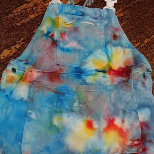 Medium Rainbow Clouds Overall Genderless Cotton Ice Tie Dyed Dreamy ...