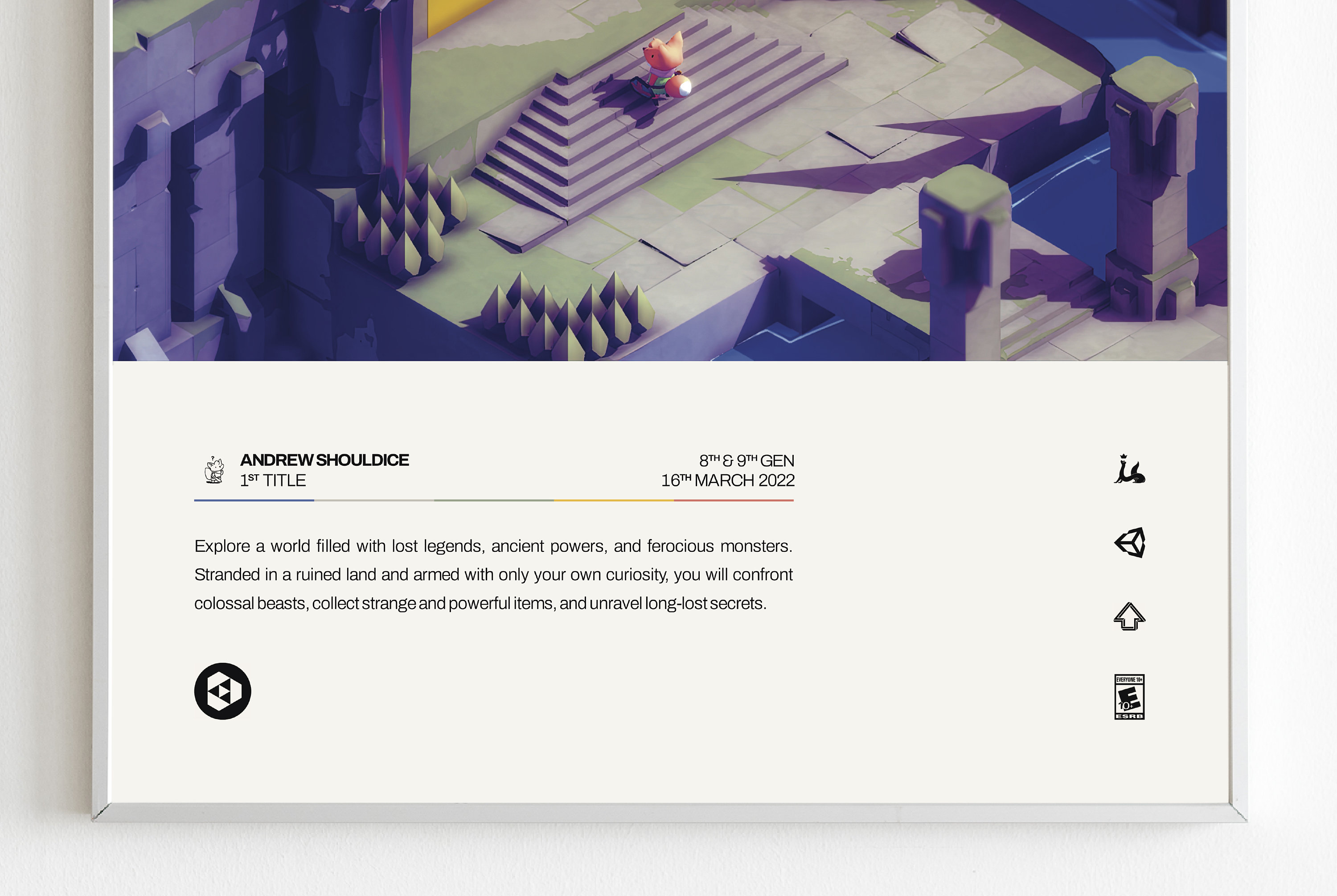 Tunic (2022) - Video Game Poster Art sold by Brian Collins | SKU ...