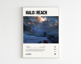 Halo Reach Poster - Etsy