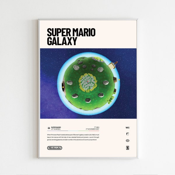 Super Mario Galaxy - Etsy