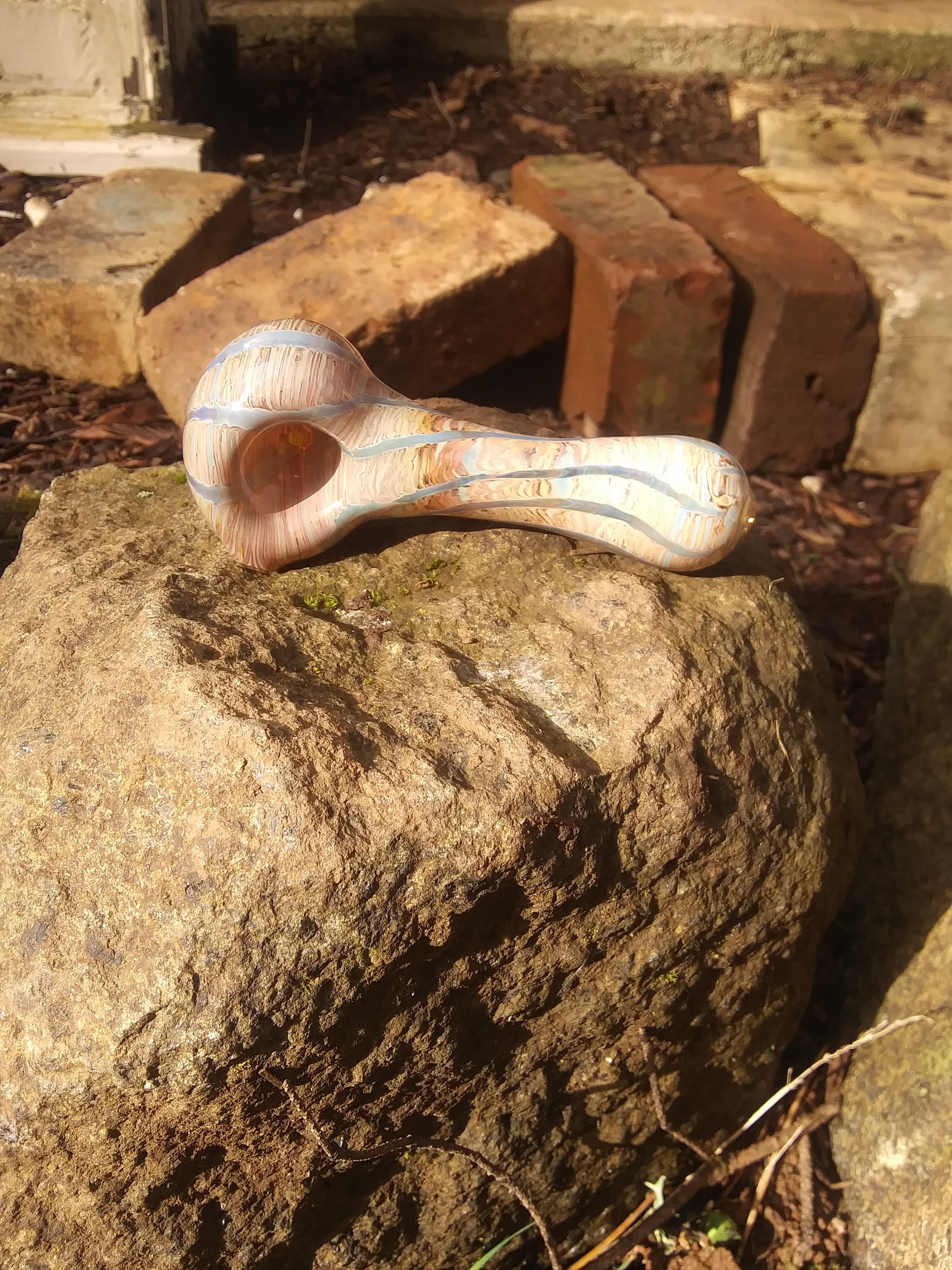 Wrap and Rake Bronze Tobacco Pipe - Etsy
