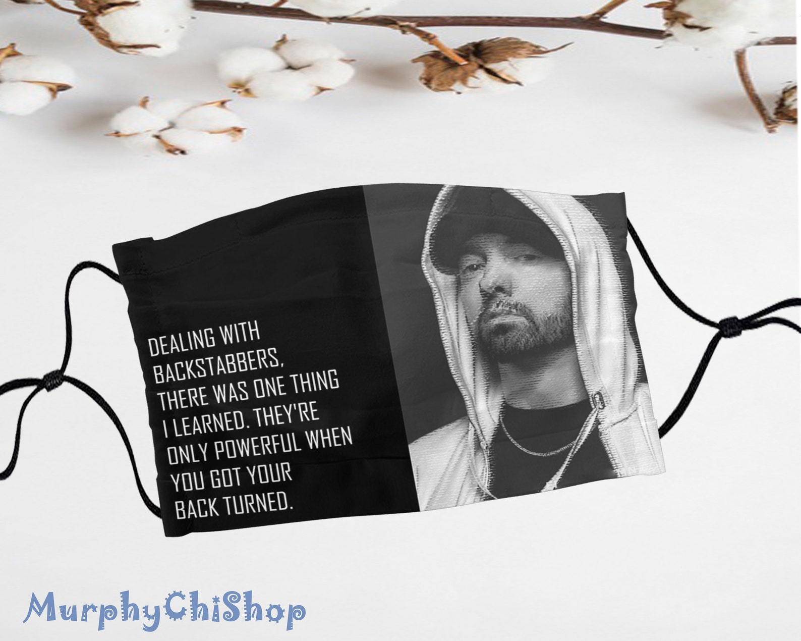 Eminem Face Mask Rapper Face Mask Reusable Face Mask Gift | Etsy