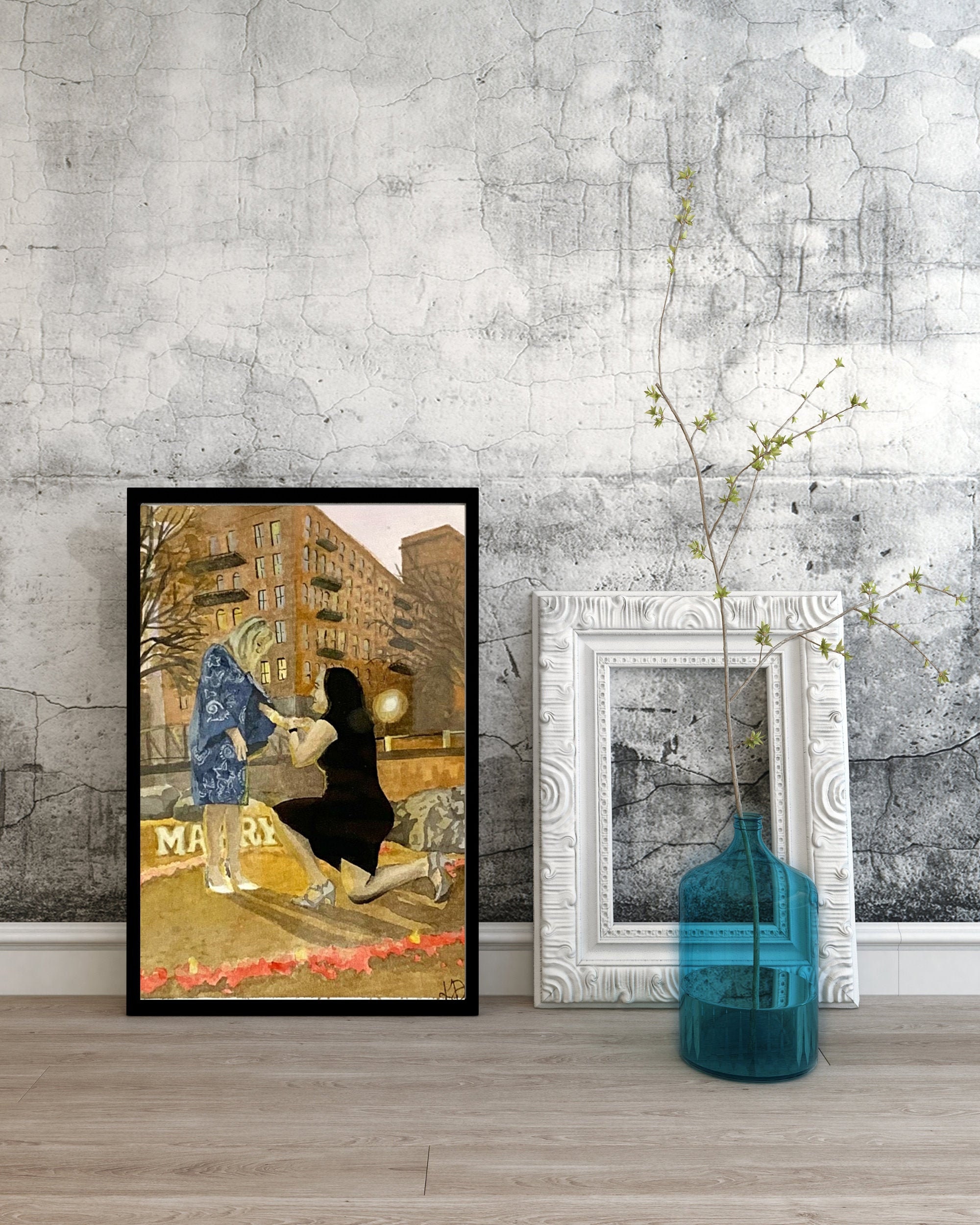 Custom Proposal Portrait - Etsy