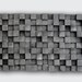 3d Wall Art, Black Wall Hanging, Wood Headboard, Sound Diffuser ...