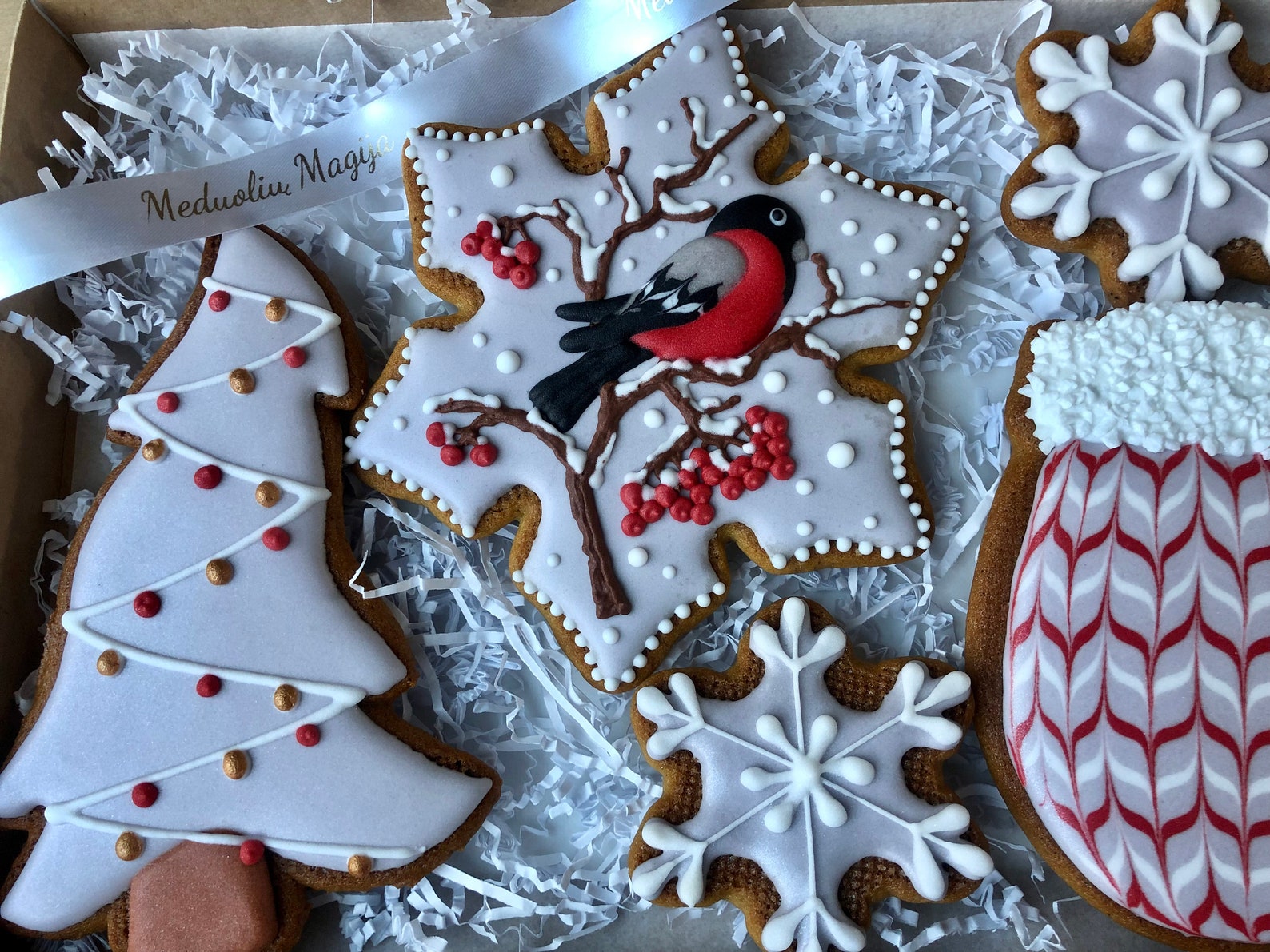 Winter or Christmas Gingerbread Cookies Original Winter Gift - Etsy