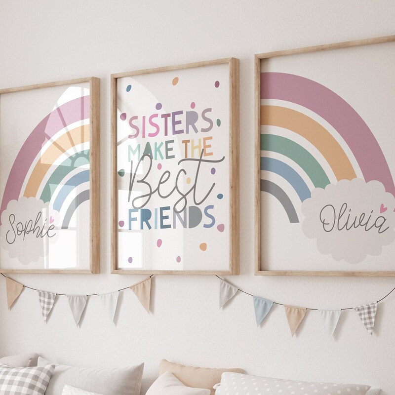 Sisters Wall Decor - Etsy