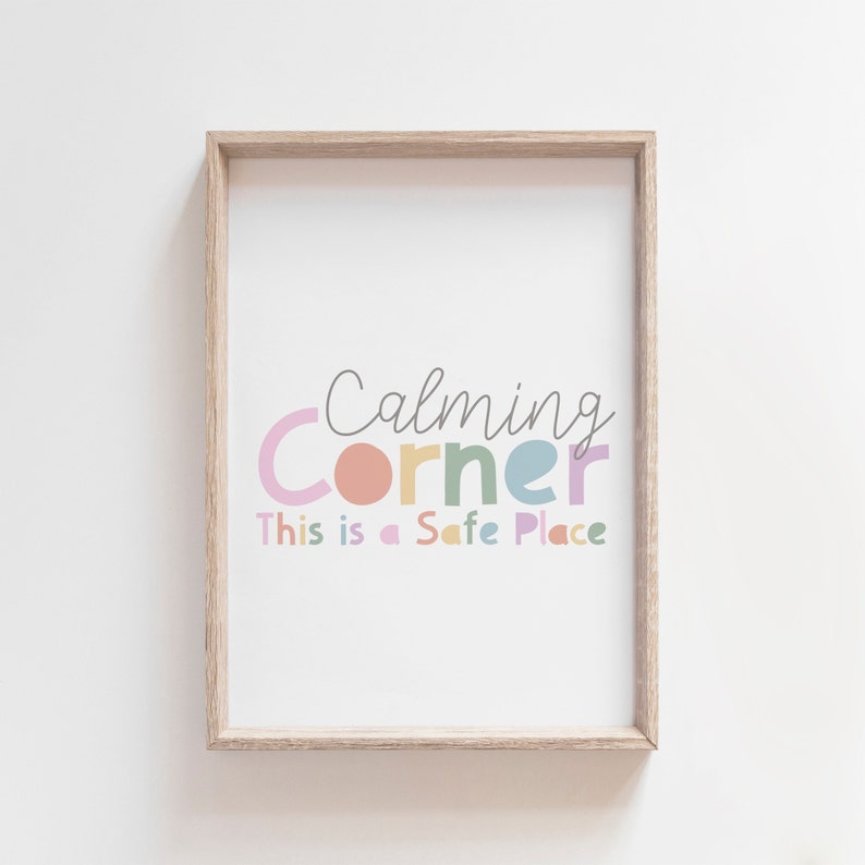 Calming Corner Posters Feelings Poster Grounding Techniques - Etsy