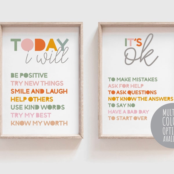 Affirmation Wall Art - Etsy