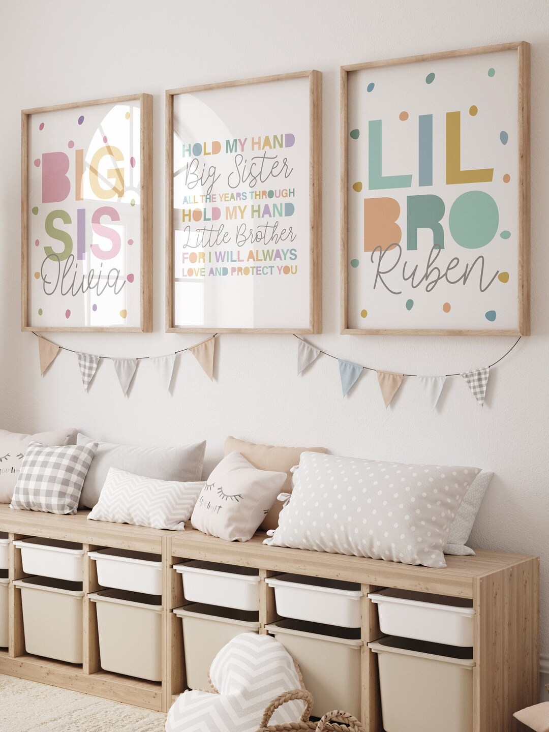 Playroom Prints, Brother and Sister Prints, Siblings Prints, Brother ...