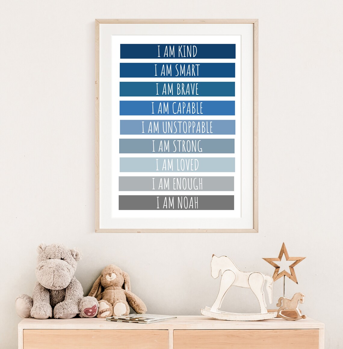 Positive Affirmation Print, Boys Bedroom, Boys Nursery Prints ...