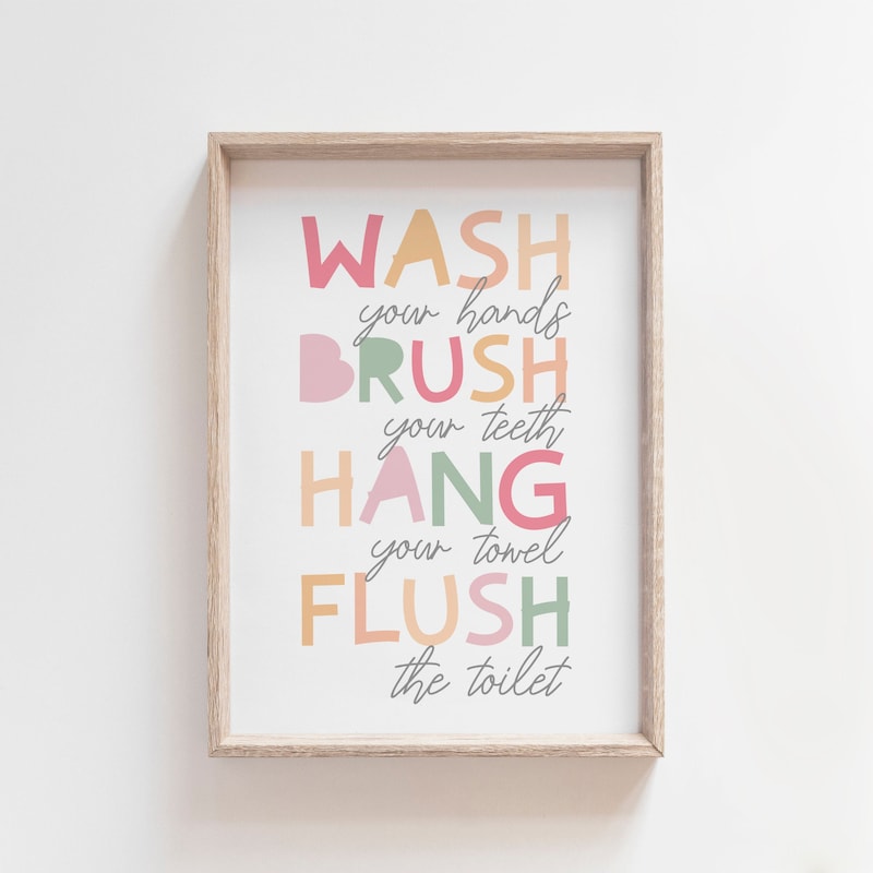 Girls Bathroom Sign - Etsy