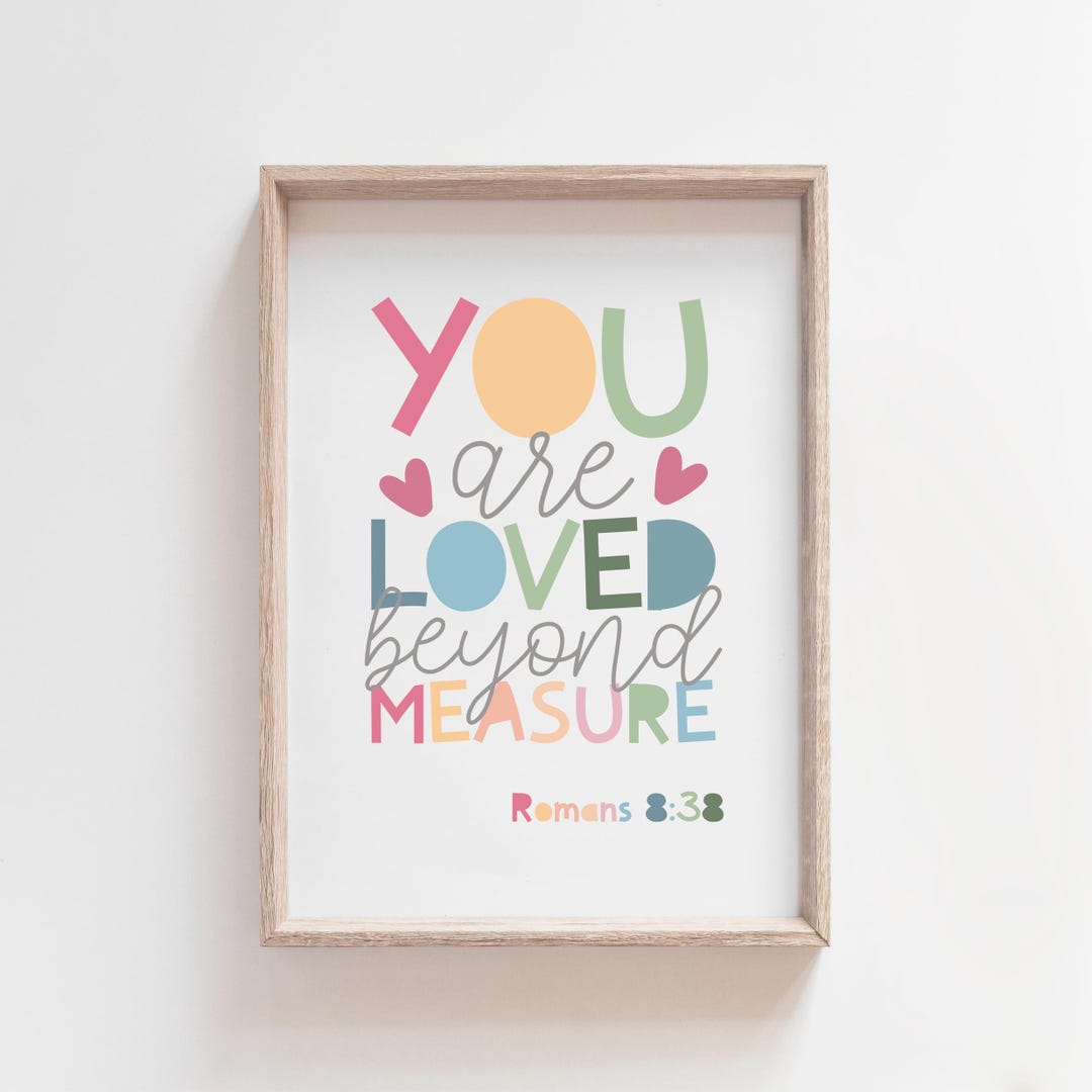 Christian Wall Art, Girls Christian Nursery Print, Bible Verse Print ...
