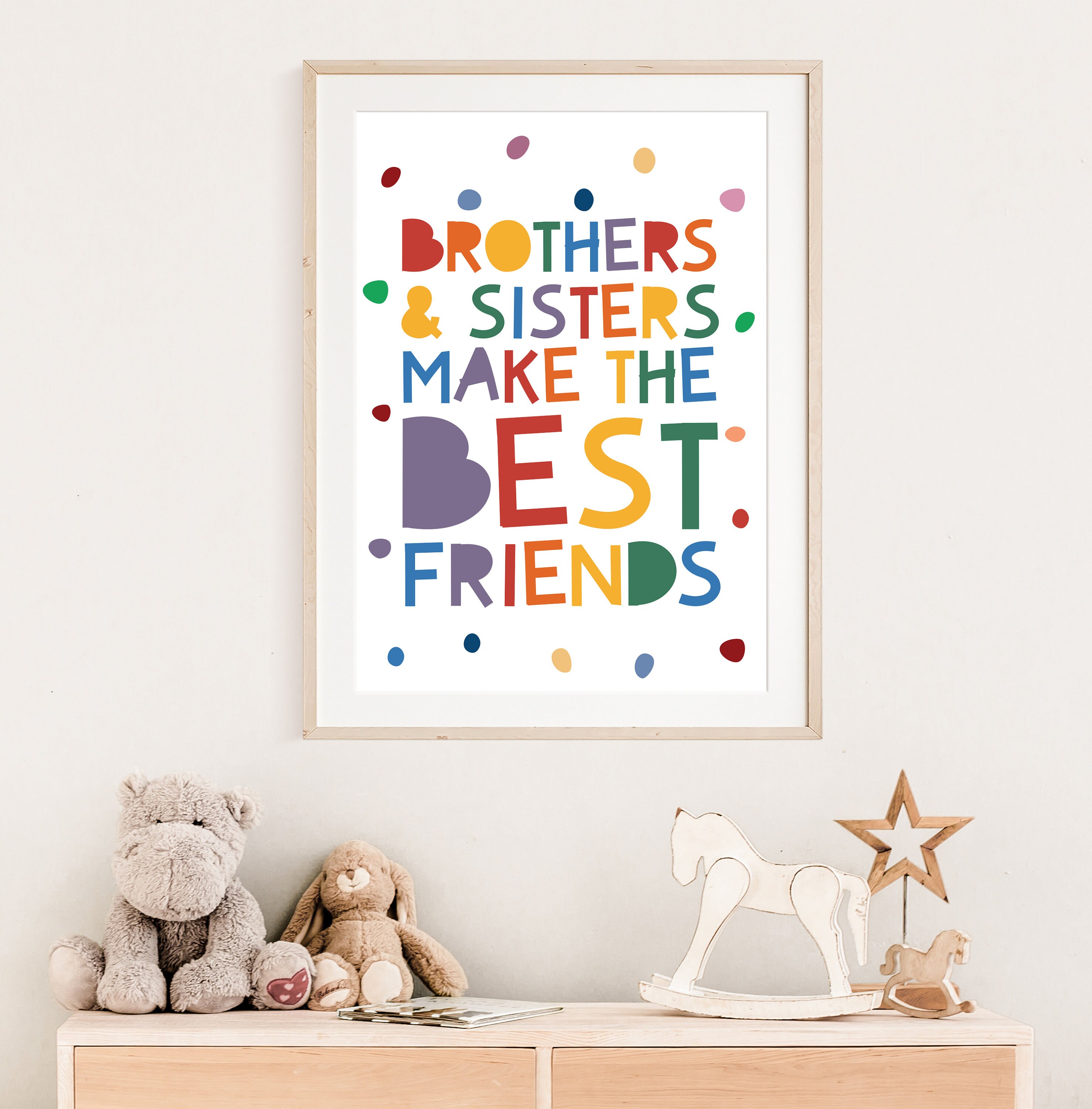 Brother and Sister Prints Sibling Prints Brother Prints | Etsy