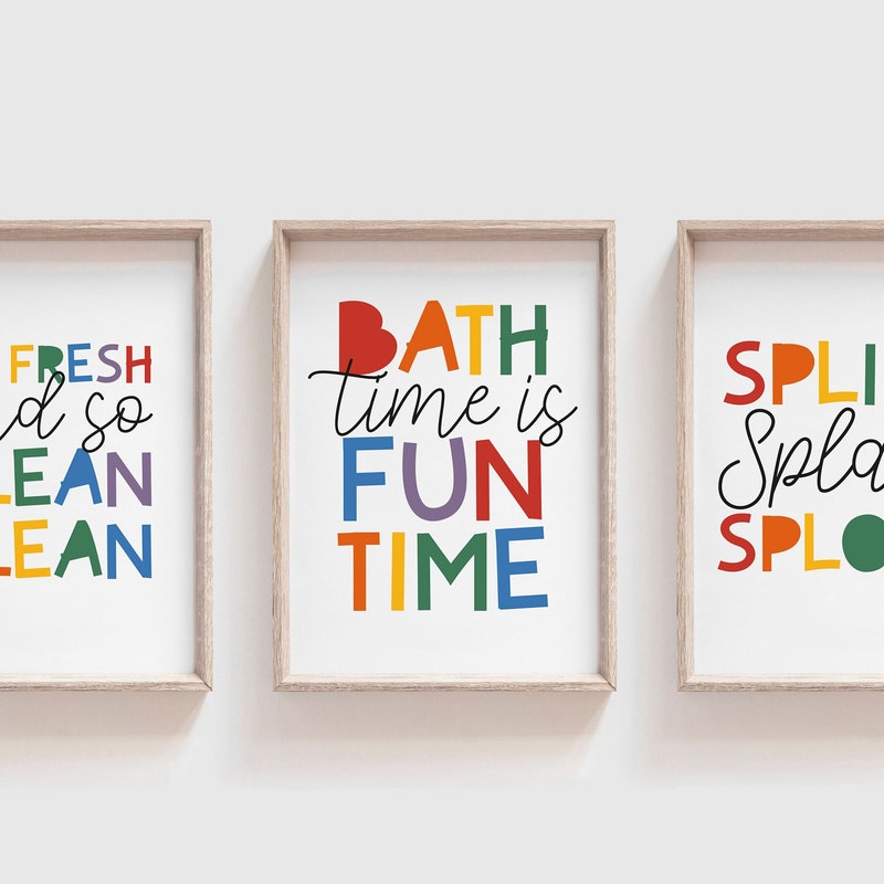 Rainbow Bathroom - Etsy