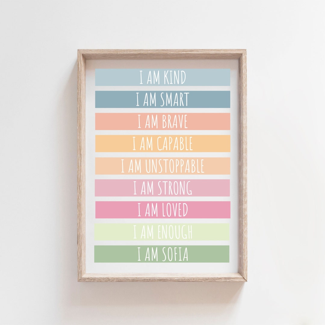 Boho Nursery Wall Art, Girls Nursery Prints, Girls Bedroom Decor, Daily ...