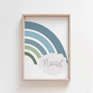 Twins Nursery Prints, Rainbow Prints, Twins Bedroom Prints, Rainbow ...