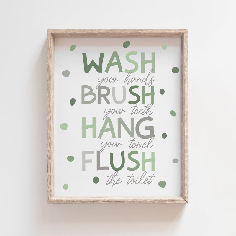 Kids Bathroom Signs - Etsy