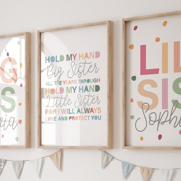 Sisters Wall Decor - Etsy