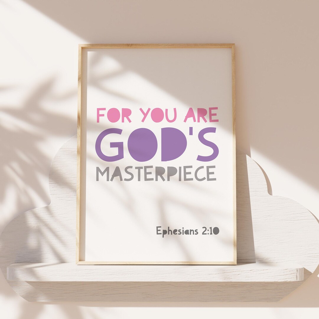 Girls Nursery Prints, Christian Wall Art, Scripture Prints, Girls ...