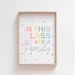 In This Class We Are A Family, Educational Learning Poster, Classroom ...