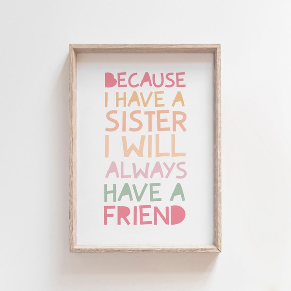 Sisters Poster - Etsy