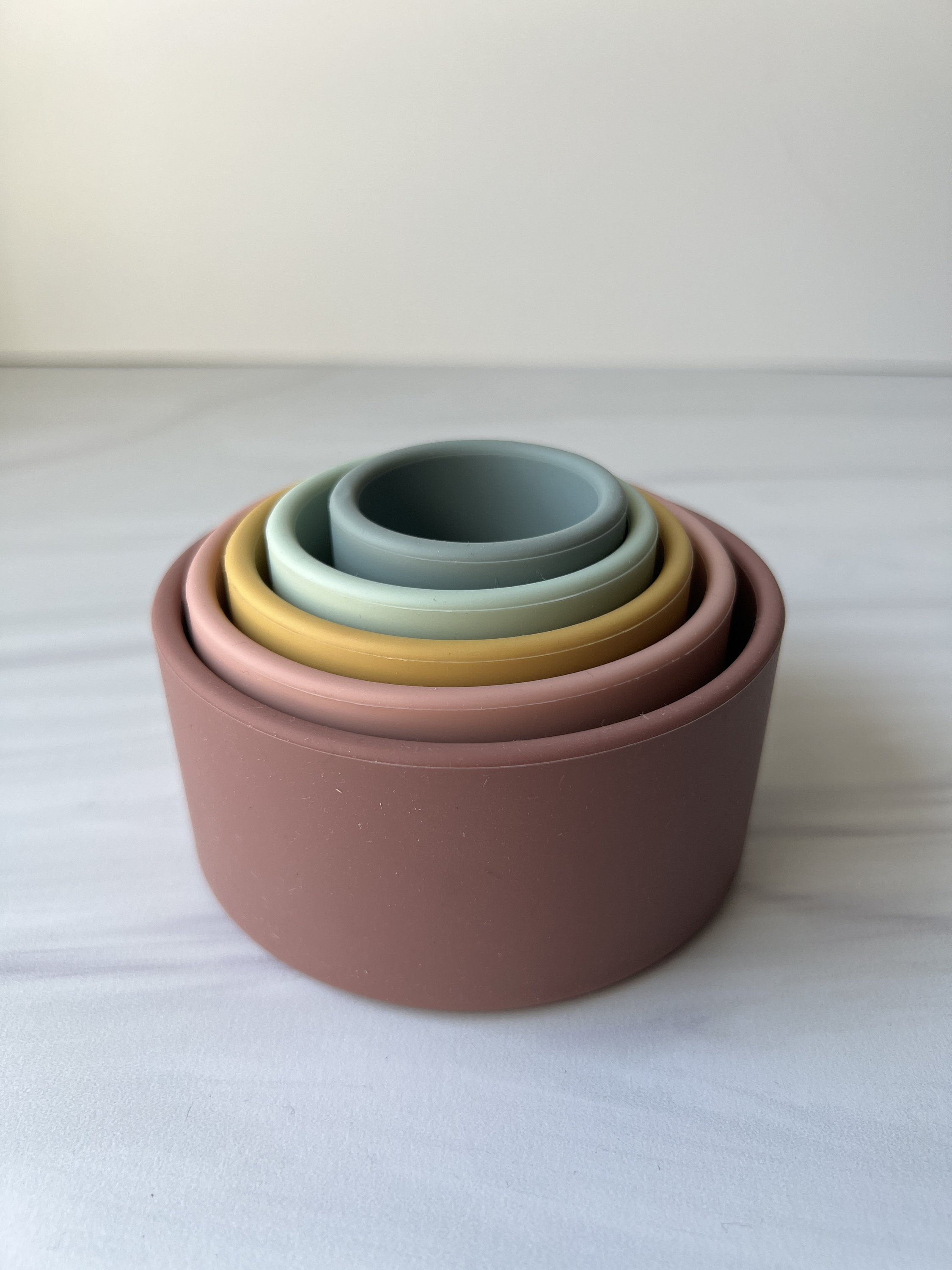Silicone Stacking Toy Nesting Bowls for Baby stacker Cups Toddler ...