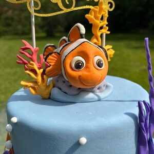 Adorable Edible Fondant Clown Fish and Friends - Etsy