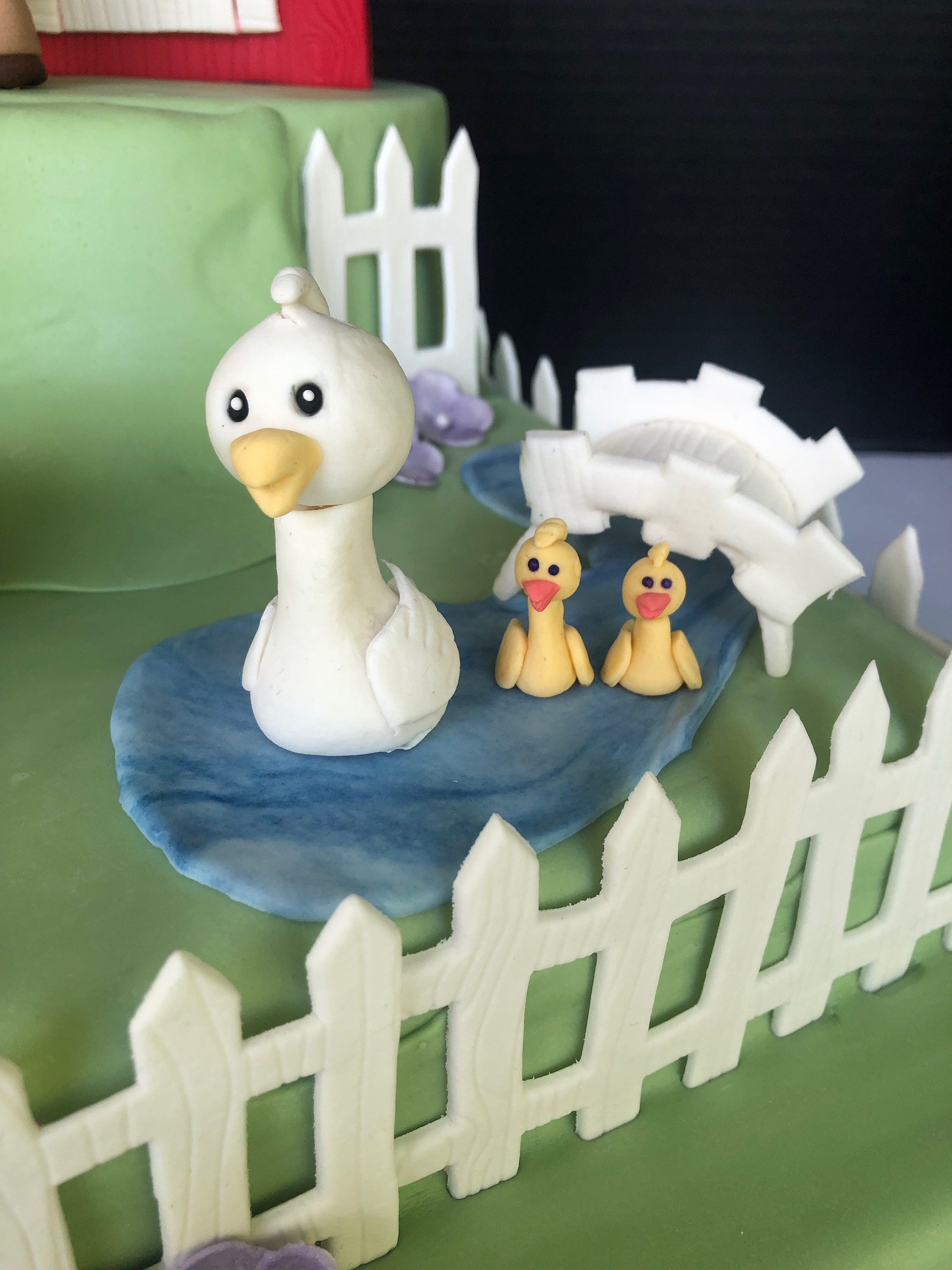 Edible Fondant Farm Animals and Barn - Etsy