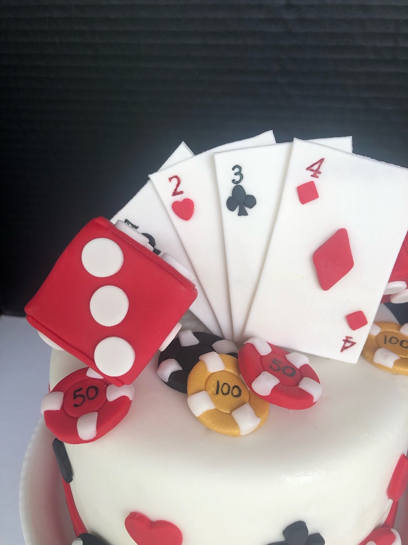 Edible Fondant Game Night Cake Toppers - Etsy