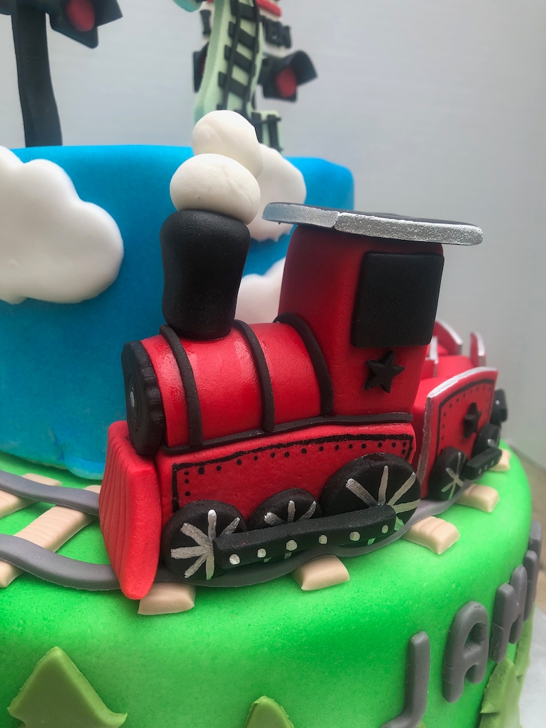Edible Fondant Train Set - Etsy