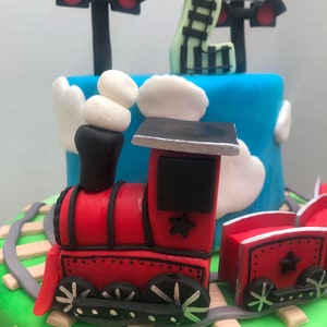 Edible Fondant Train Set - Etsy