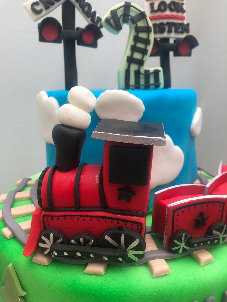 Edible Fondant Train Set - Etsy