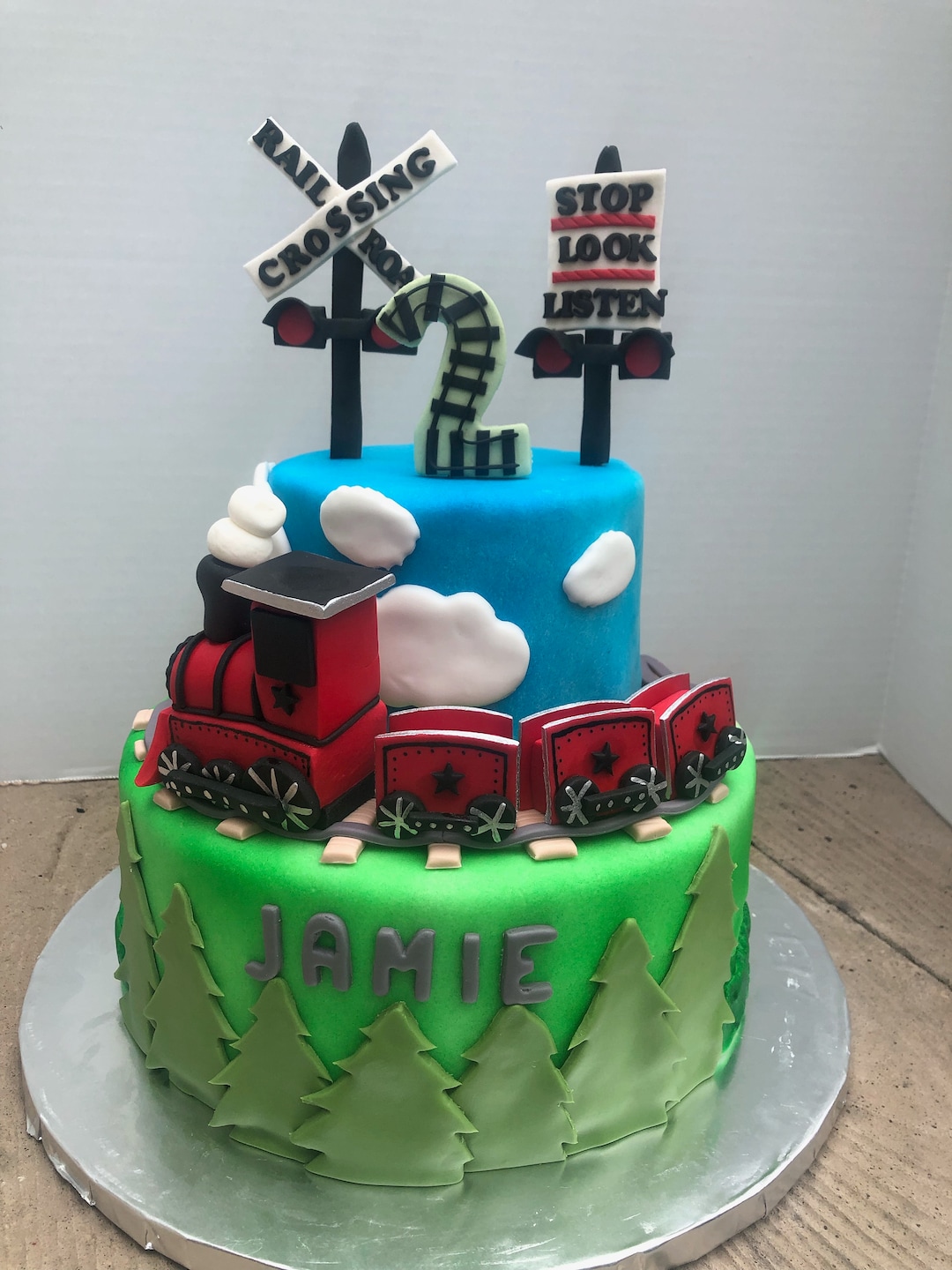 Edible Fondant Train Set - Etsy