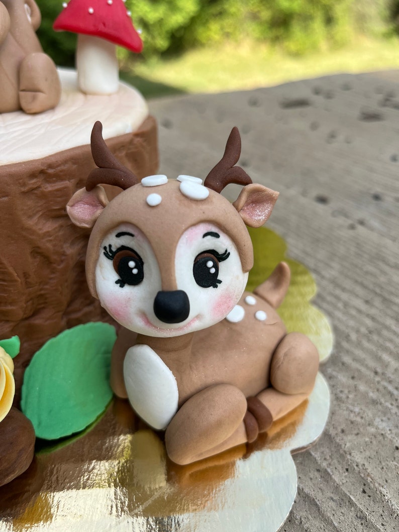 Adorable Edible Fondant Woodland Animals - Etsy
