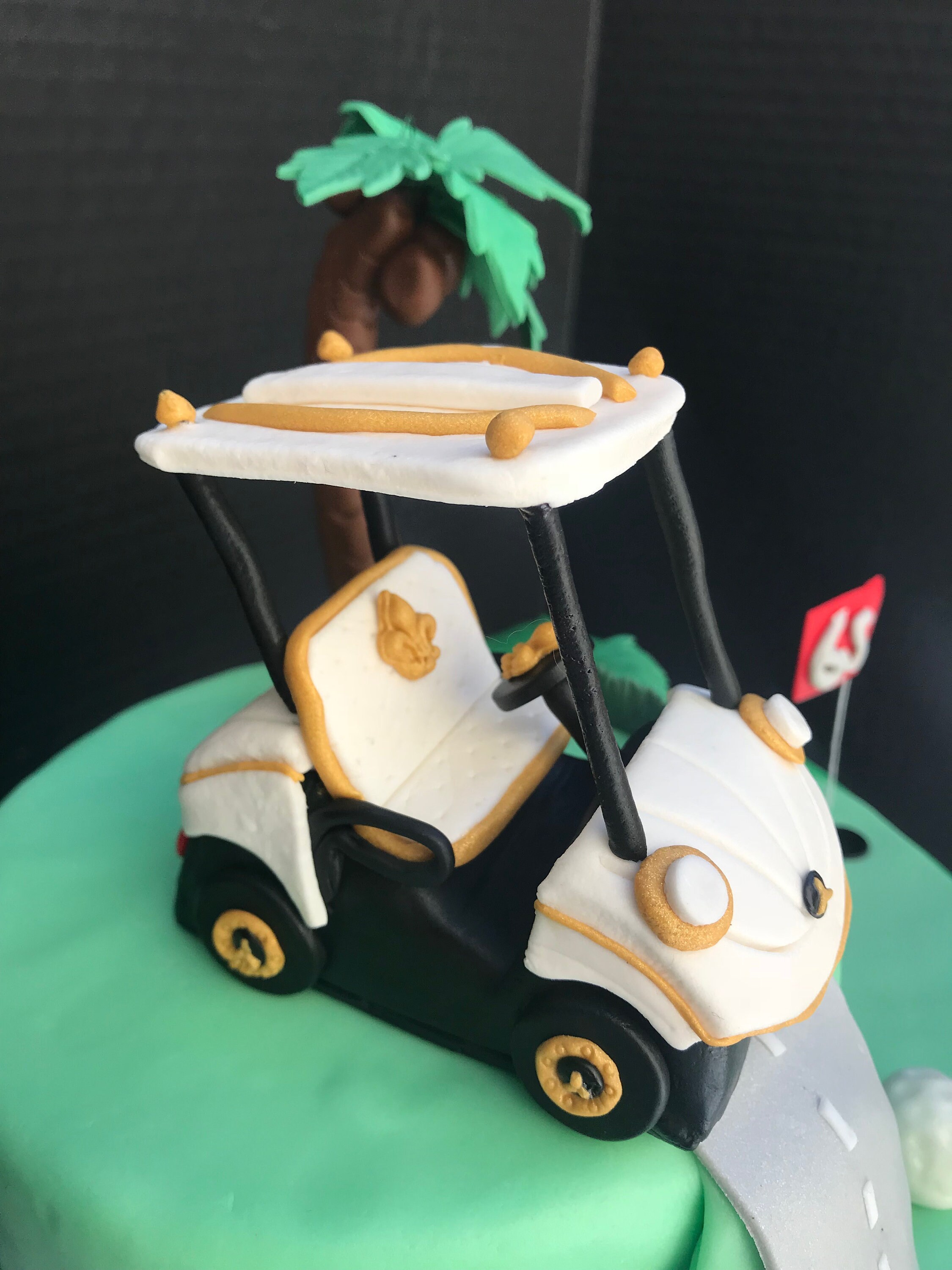 Edible Fondant Golf Cart - Etsy