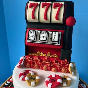 Edible Fondant Slot Machine and Roulette Wheel - Etsy