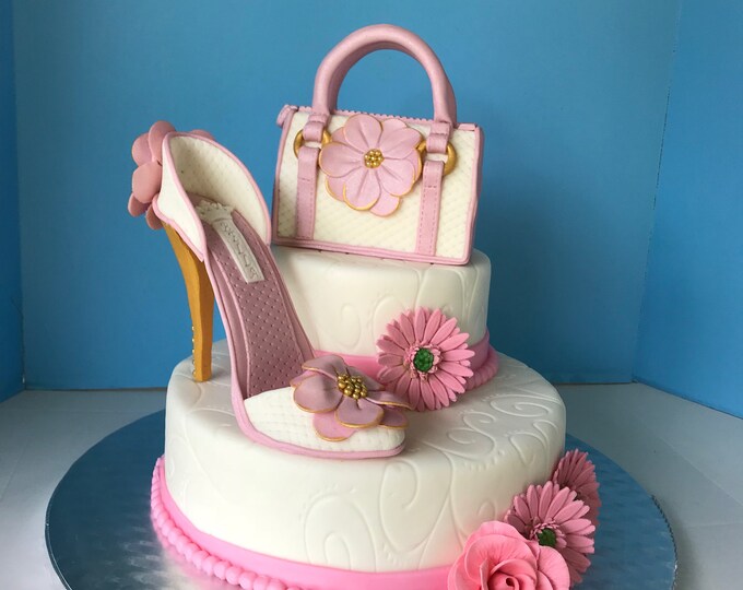 Beautiful Edible High Heel and Purse - Etsy