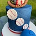 Edible Fondant Baseball Glove, Baseball, Bat and Cap - Etsy