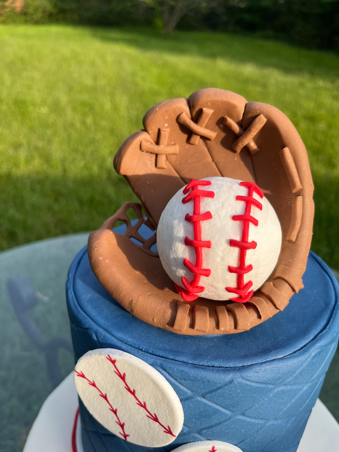 Edible Fondant Baseball Glove, Baseball, Bat and Cap - Etsy