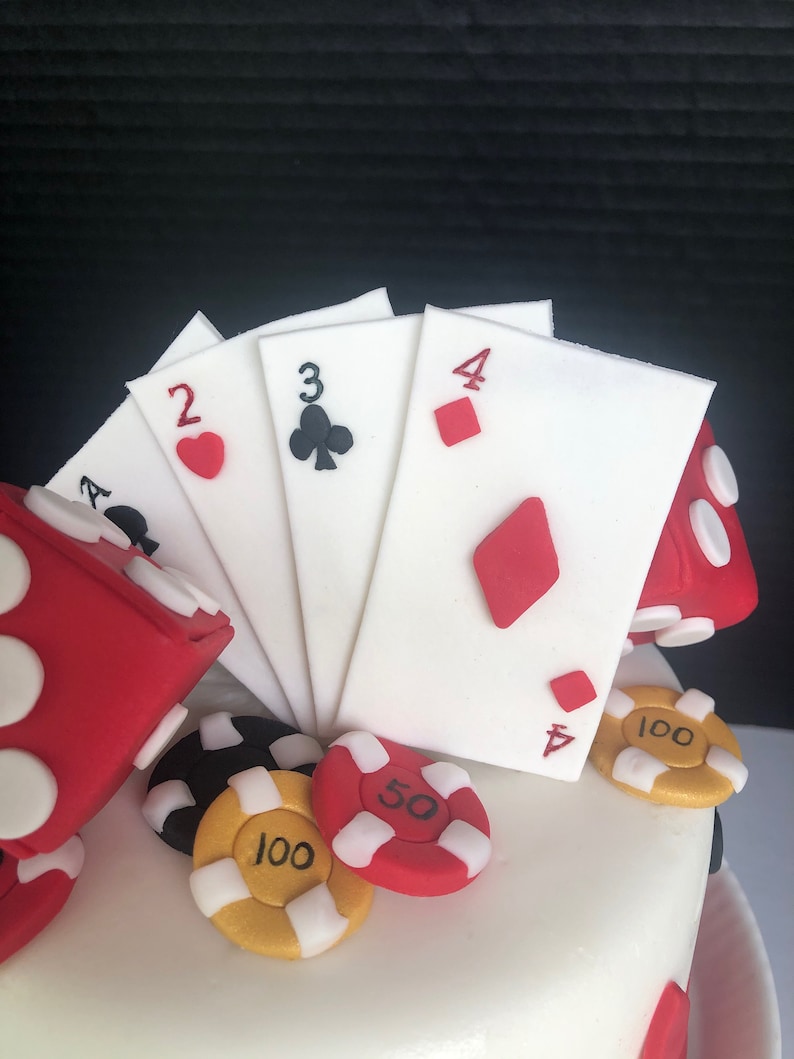 Edible Fondant Game Night Cake Toppers - Etsy