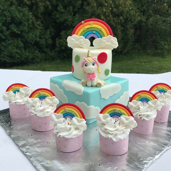 Cup Cake Topper - Etsy