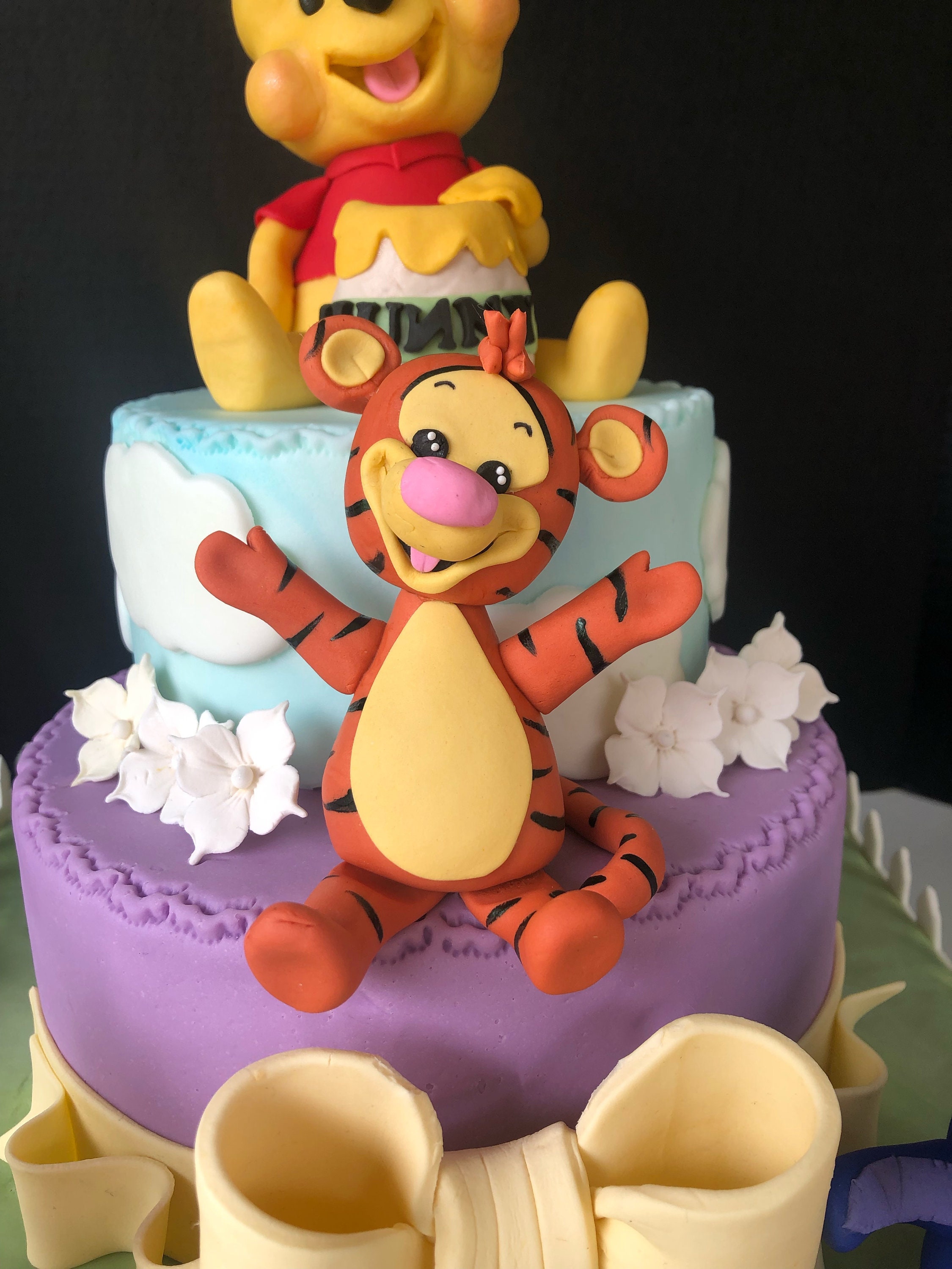 Adorable Edible Fondant Cartoon Bear and Friends - Etsy