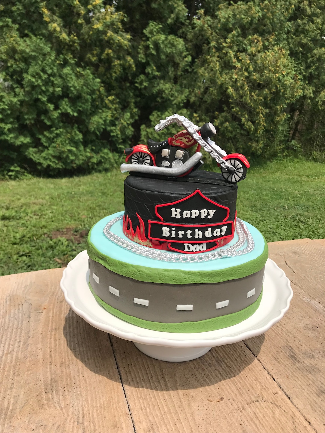 Edible Sugar Paste Motorcycle - Etsy