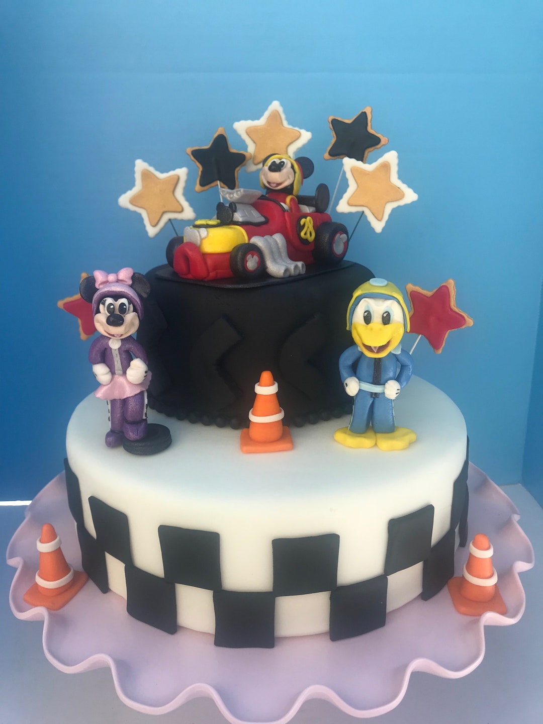 Edible Fondant Racing Car Friends - Etsy