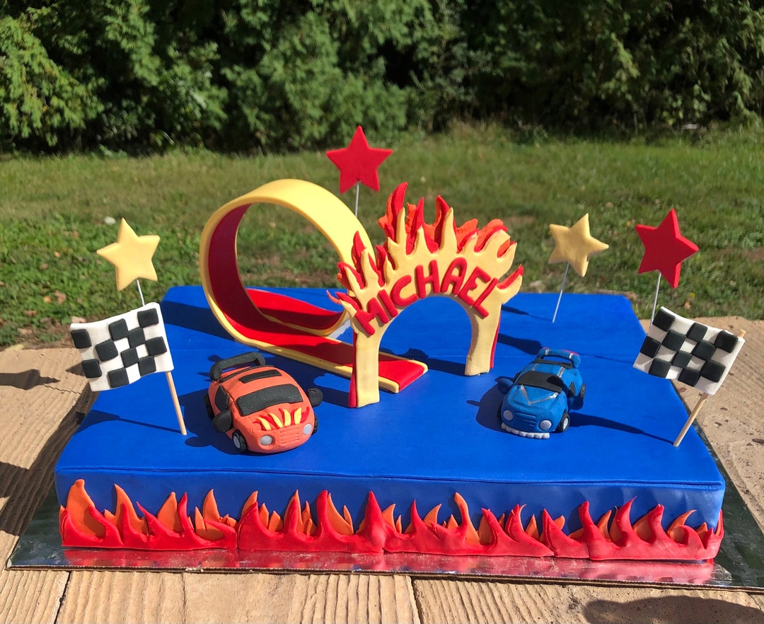 Edible Fondant Race Cars - Etsy