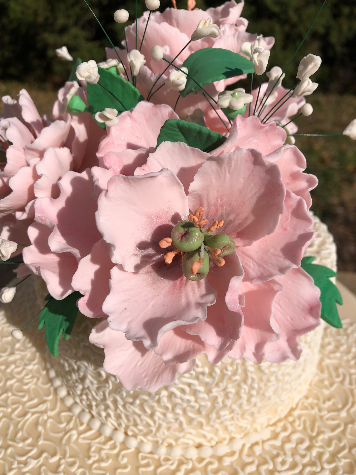 Edible Sugar Peonies - Etsy
