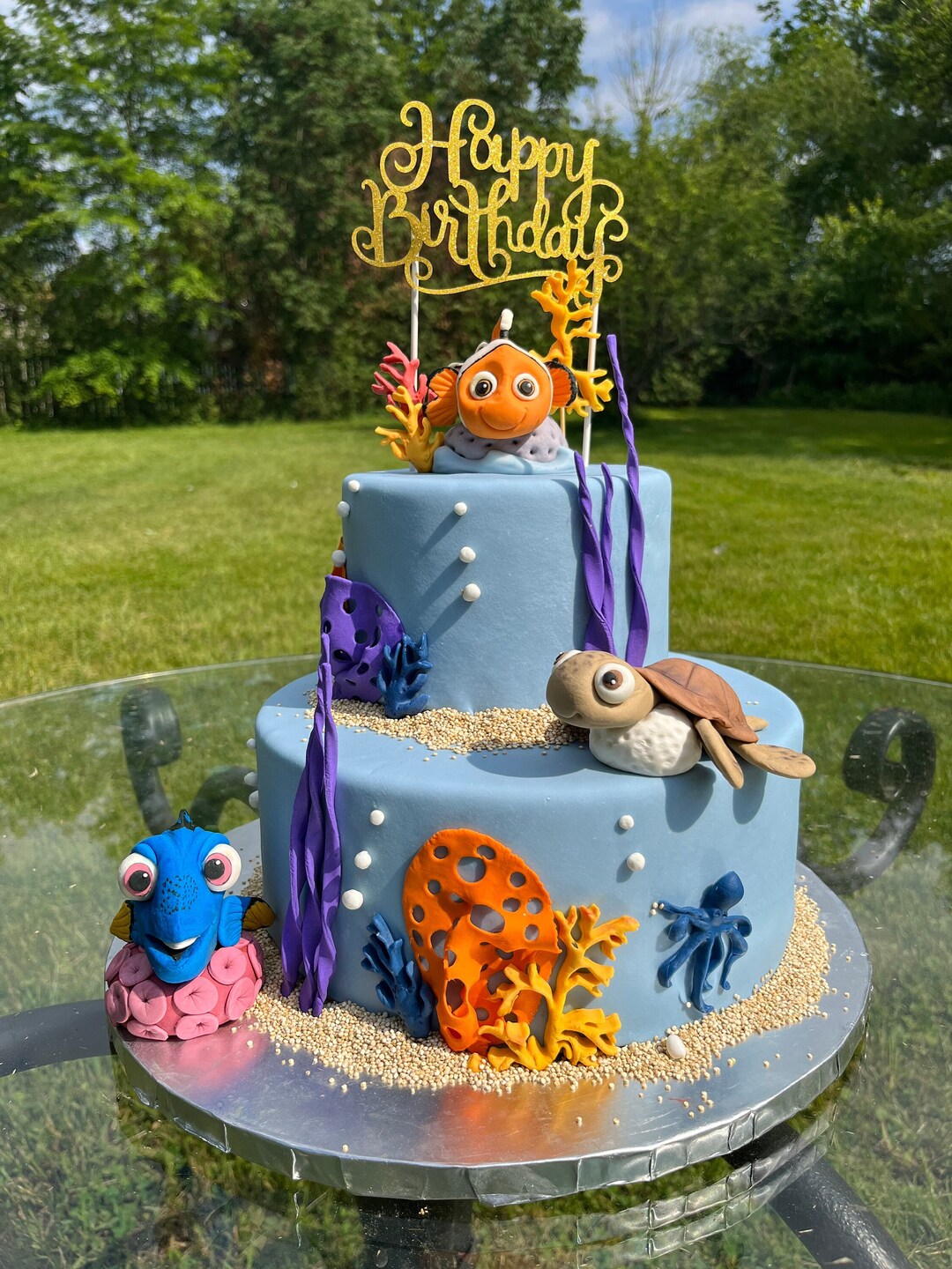 Adorable Edible Fondant Clown Fish and Friends - Etsy