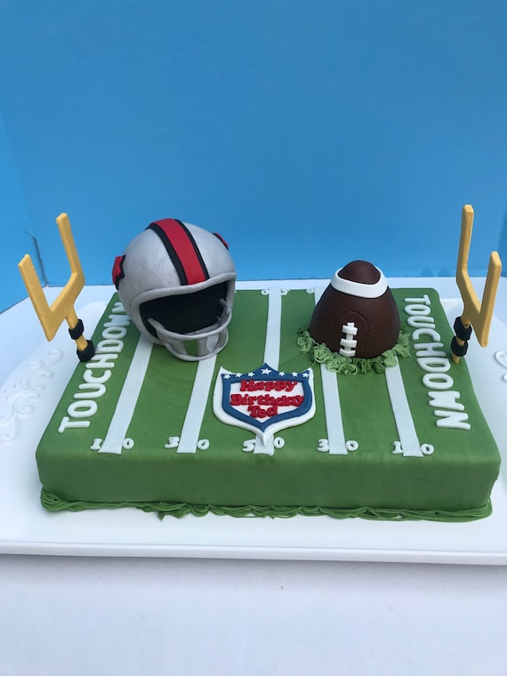 Edible Fondant Football Toppers - Etsy