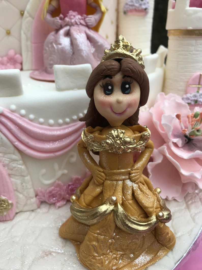Beautiful Edible Fondant Princesses and Castle Towers - Etsy