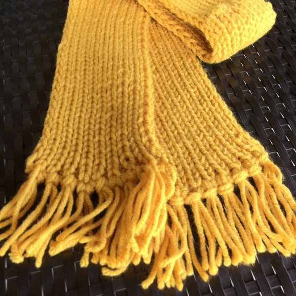 Yellow Scarf - Etsy
